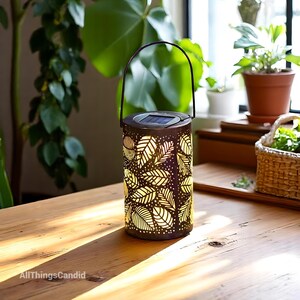 Tree of Life Solar Lantern: Weatherproof Garden Patio Decor - Etsy ...