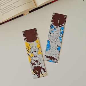 Demon Slayer Bookmarks – Zenitsu & Inosuke Anime Manga Set - Etsy