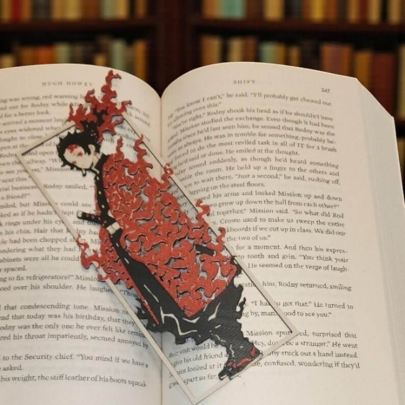 Demon Slayer Otaku Bookmark - Anime Manga Lovers Gift - Etsy