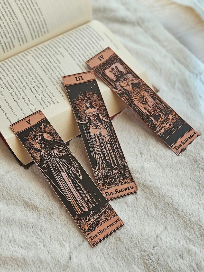 Major Arcana Tarot Bookmark Collection: Set II Mystical Gifts for Book ...