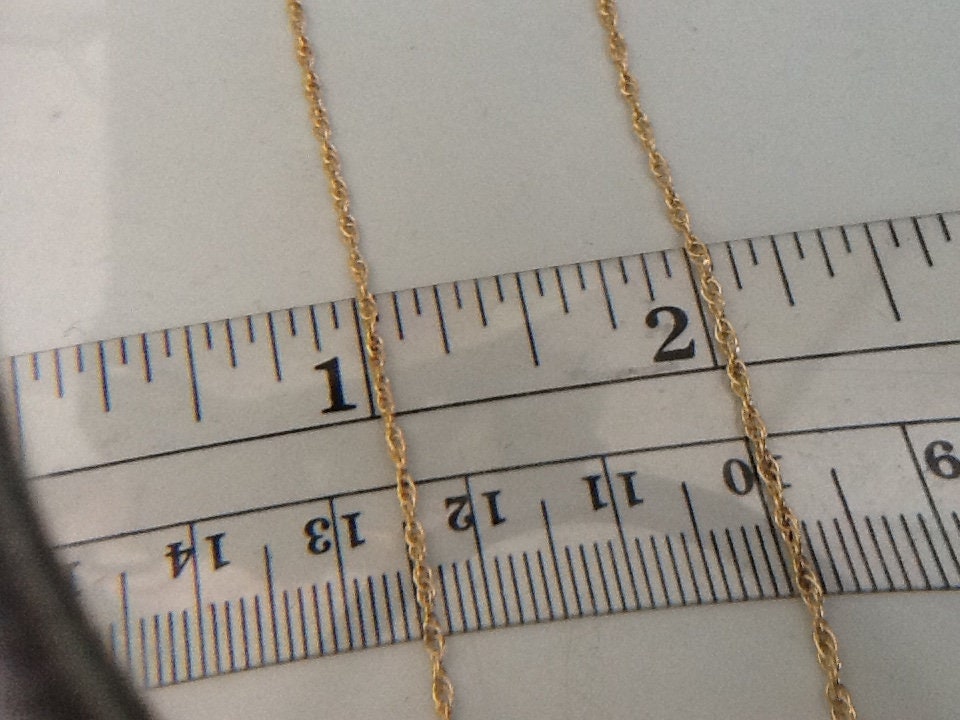24 Gold Rope Chain 1/20 14K GF - Etsy