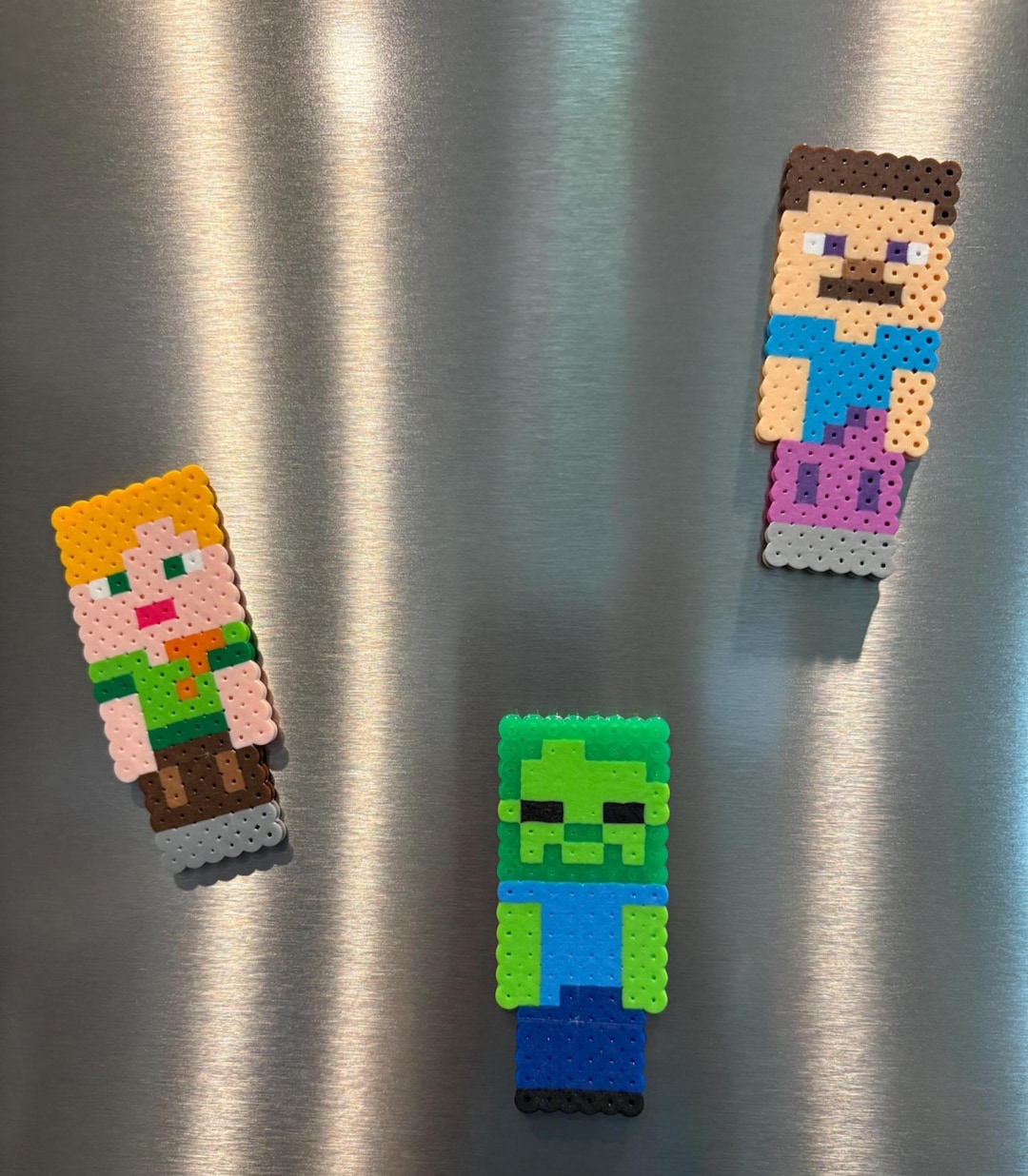 Minecraft Perler Bead Keychain or Magnet - Etsy
