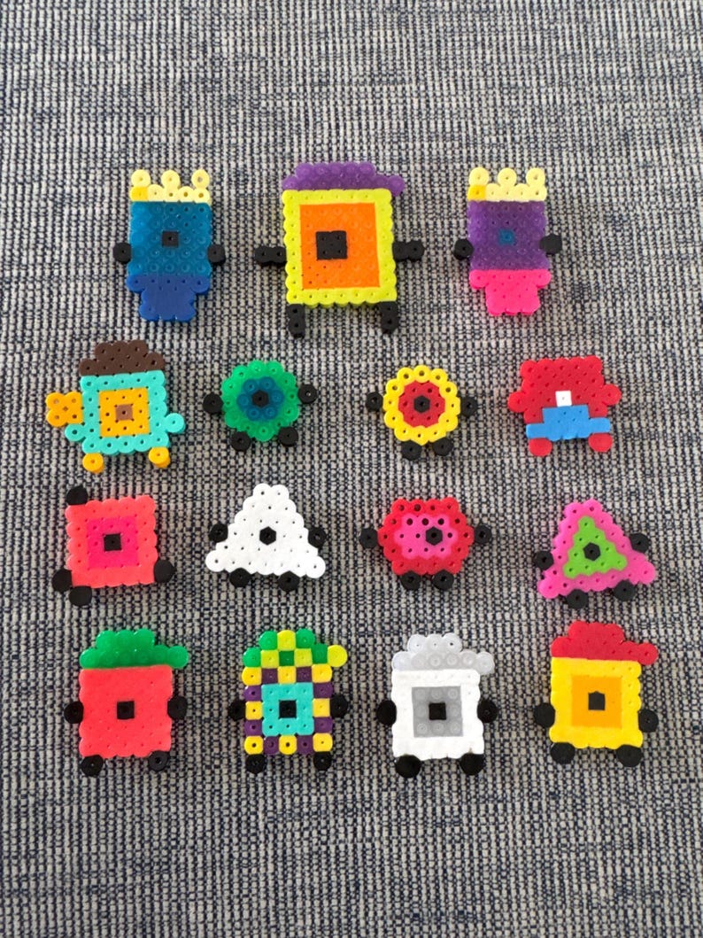 Perler Bead Characters - Etsy