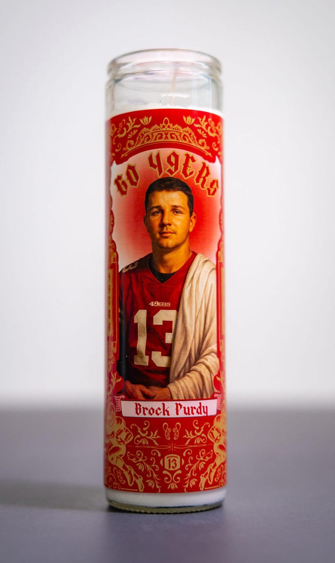 San Francisco 49ers - Brock Purdy Prayer Candle - Etsy
