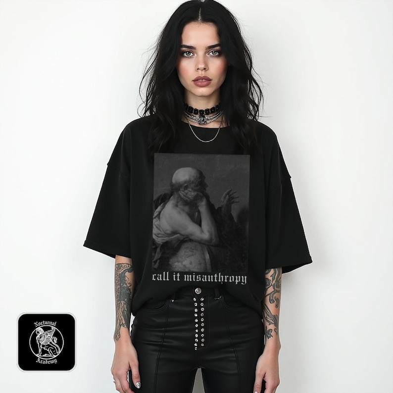 Heraclitus Misanthropy T-shirt: Philosophy Funny Dark Humor Unisex Tee ...