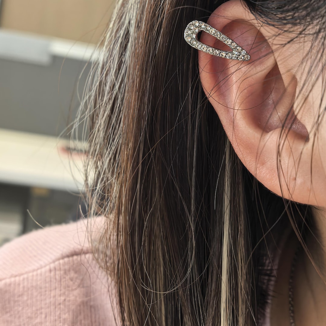The No-piercing Promise Ear Cuff, Invisible Comfort Crystal Earring ...