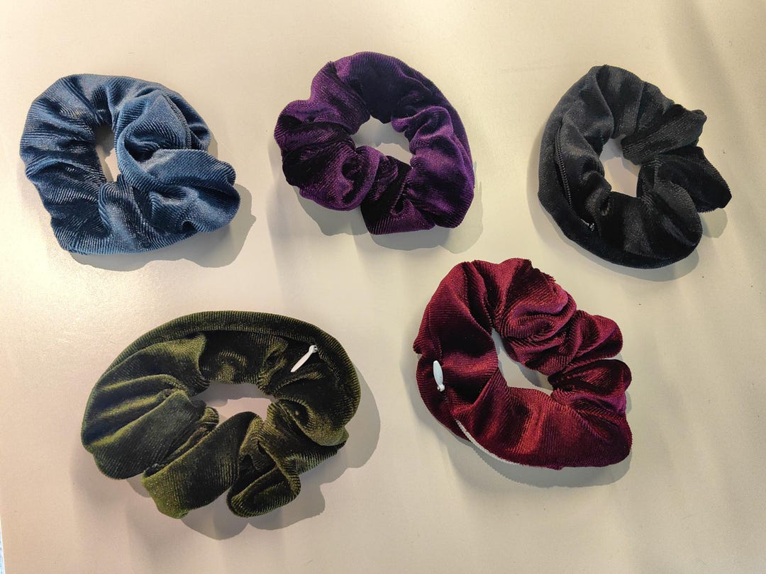 Multi-functional Security Hair Scrunchies| Hidden Zipper Pocket ,sports ...