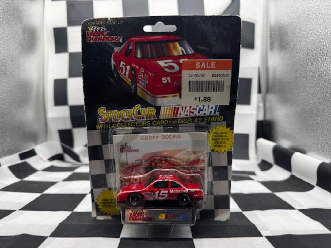 1991 NASCAR Racing Champions GEOFF BODINE #15 Motorcraft 1/64 Diecast ...