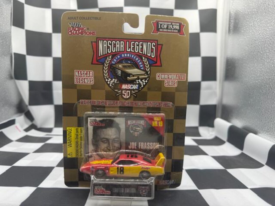 Racing Champions 1969 Dodge Charger Daytona NASCAR Joe Frasson 1:64 - Etsy