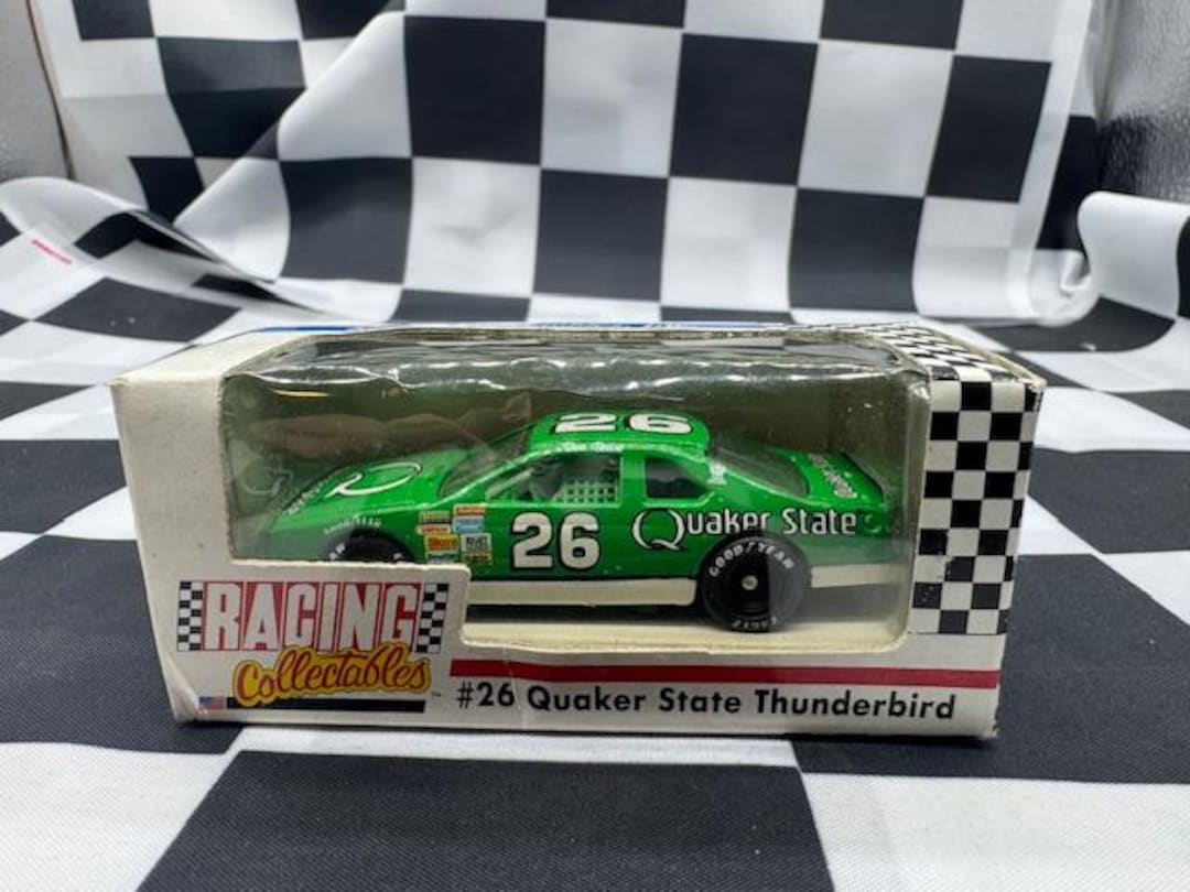 Brett Bodine #26 Quaker State Thunderbird 1:64 Scale Car Racing ...
