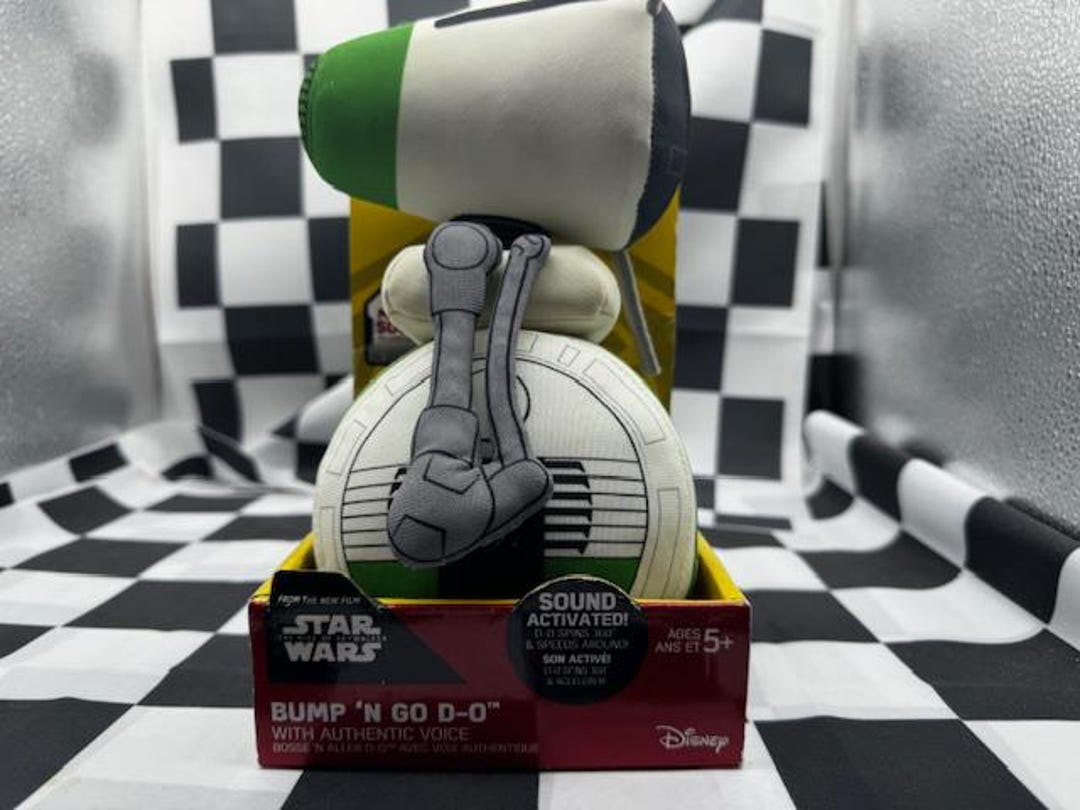 Star Wars Bump 'N Go D-O Sound Activated Action Plush 9 Inch Seven 20 ...