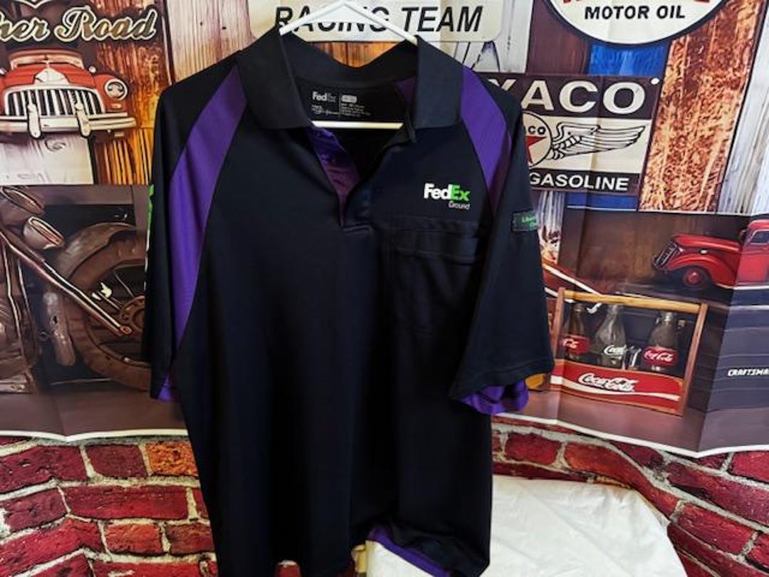 Fedex Ground Employee Uniform Short Sleeve Polo Shirt Mens Size XL - Etsy