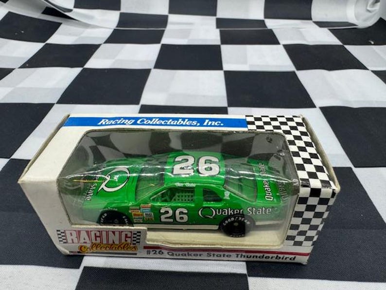 Brett Bodine #26 Quaker State Thunderbird 1:64 Scale Car Racing ...