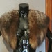 Vintage Silver Fox Fur Stole With Head on Back Fox Head Taxidermy - Etsy