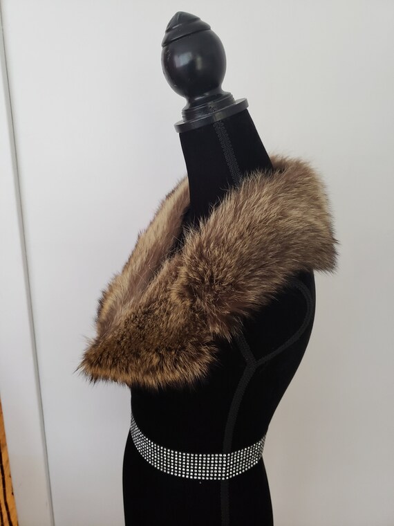 Vintage Fox Fur Collar Classy Retro Fur Stole Fur Col… - Gem