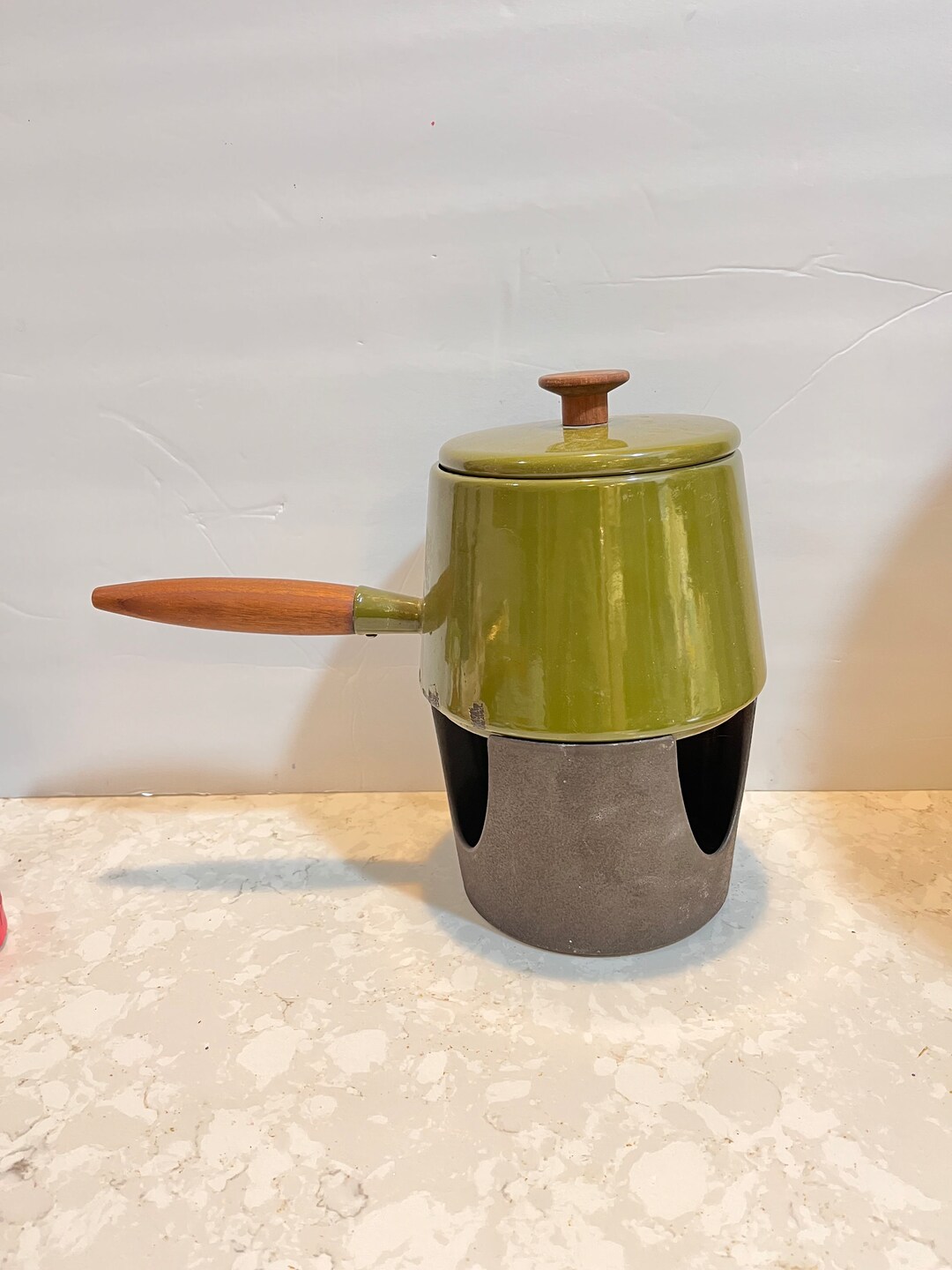 Vintage Copco Fondue Pot Green - Etsy