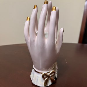 Vintage Rubens Hands Vase Hand Vase Soft Pink Elegant - Etsy