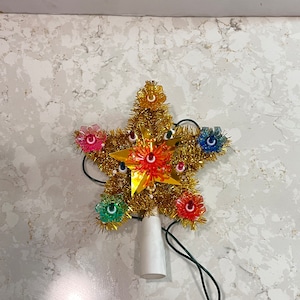 Vintage 1980s Rainbow Tree Topper - Etsy