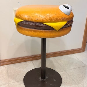 Vintage Authentic Mcdonalds Playland Cheeseburger Stool - Etsy