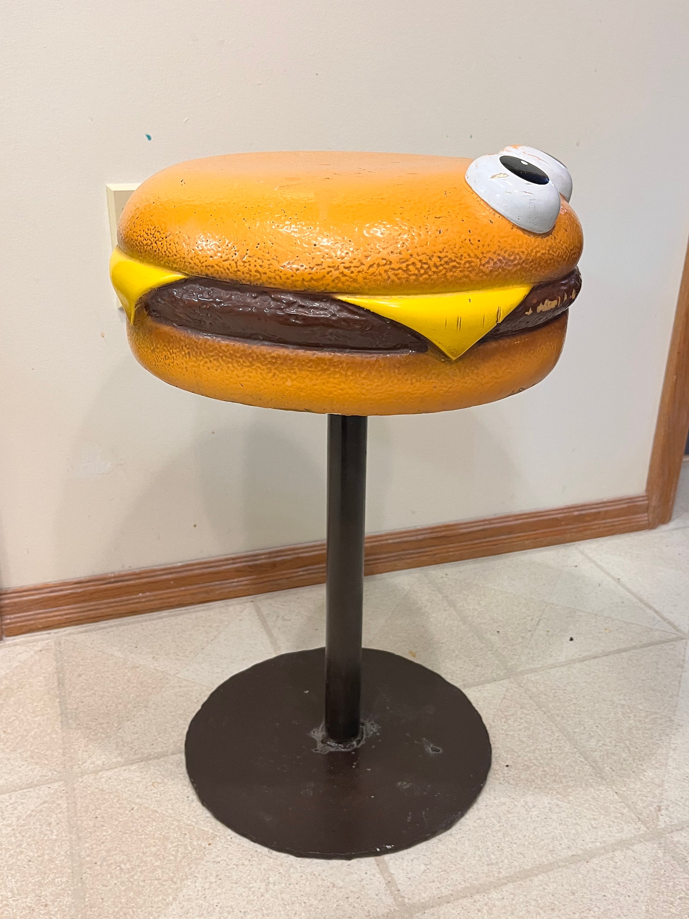 Vintage Authentic Mcdonalds Playland Cheeseburger Stool - Etsy