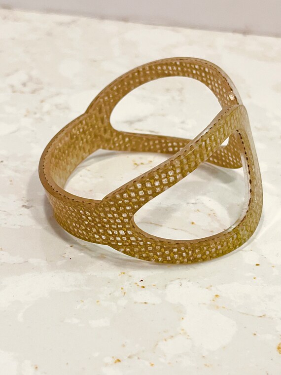 Mod Bracelet Lucite Mod Modern style 1960s Funky - Gem