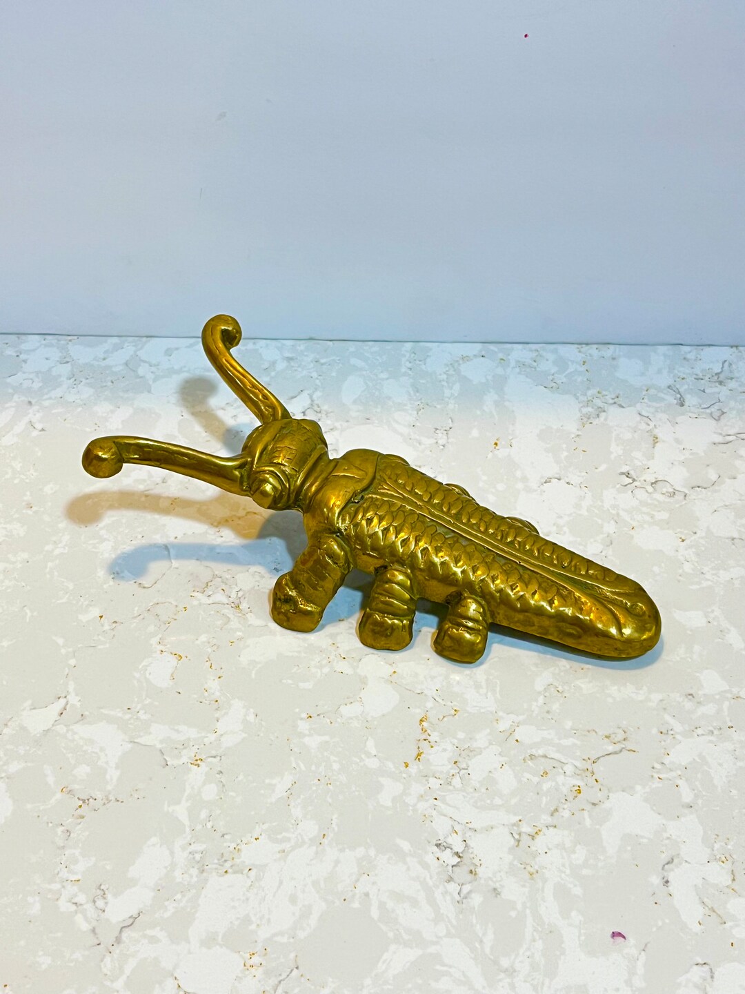 Vintage Brass Beetle Boot Jack Solid Brass - Etsy