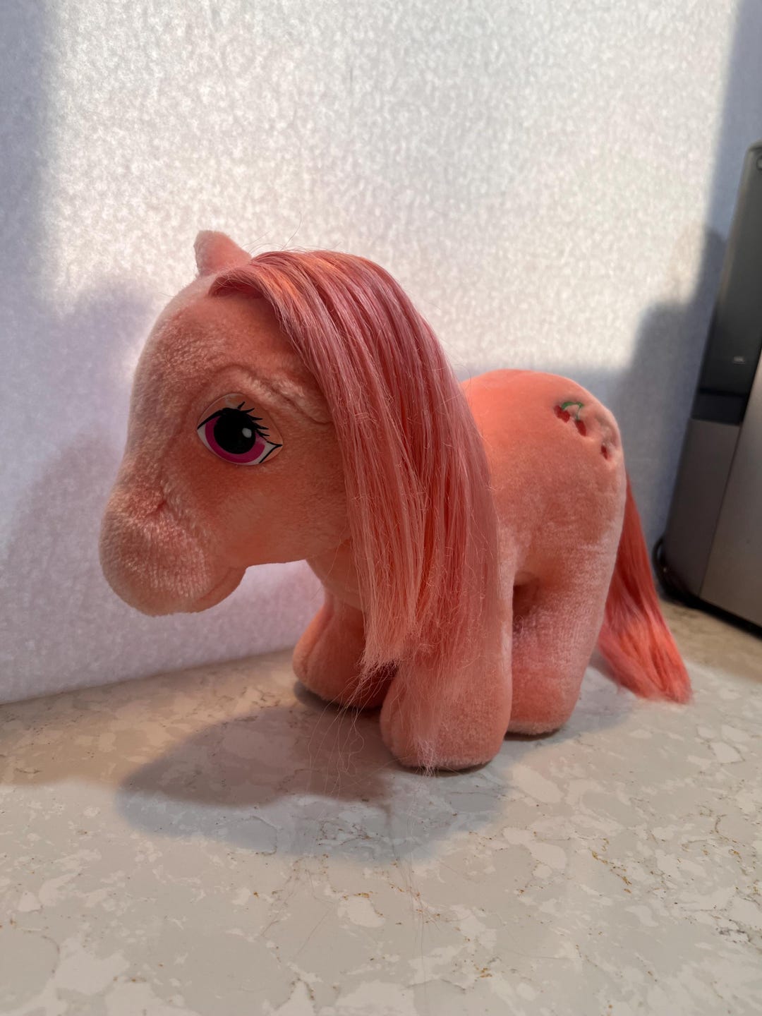 Vintage My Little Pony Hasbro Softies Cherries Jubilee Earth Pony Plush ...