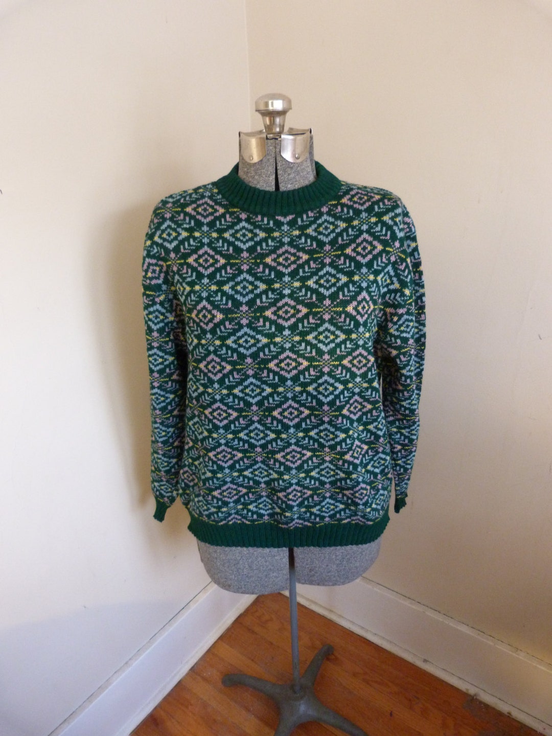 Warm Cozy Oversized 80's Sweater - Etsy