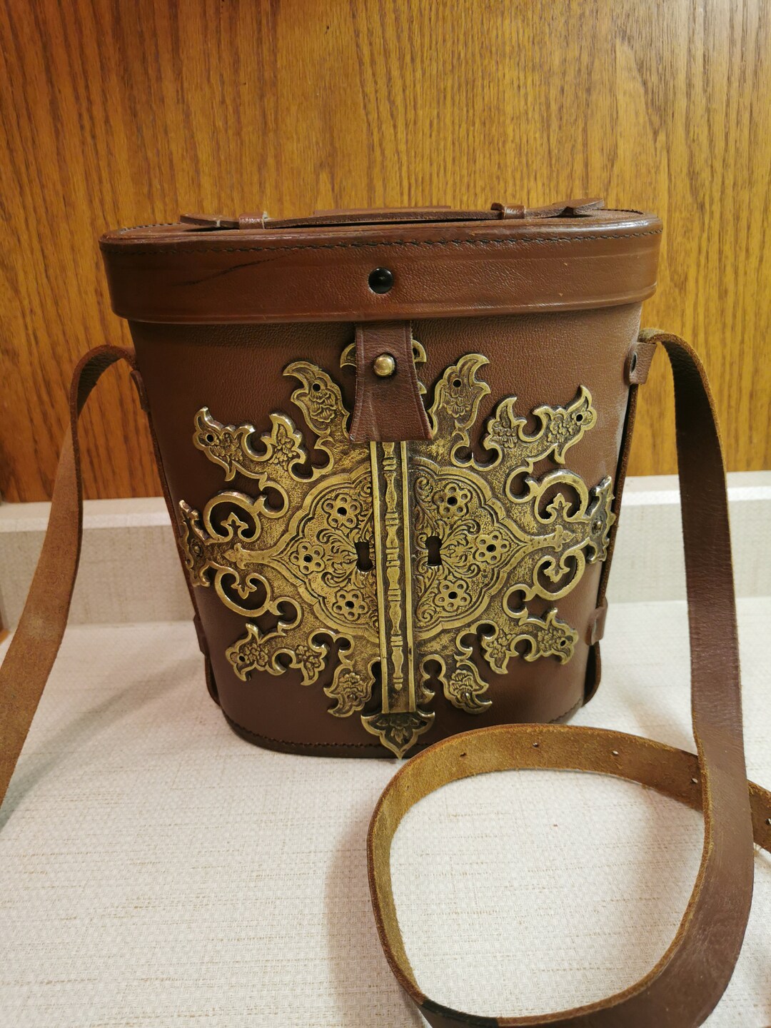 Vintage Ornate Binocular Case Antique Case Camera Binoculars Hard Case ...