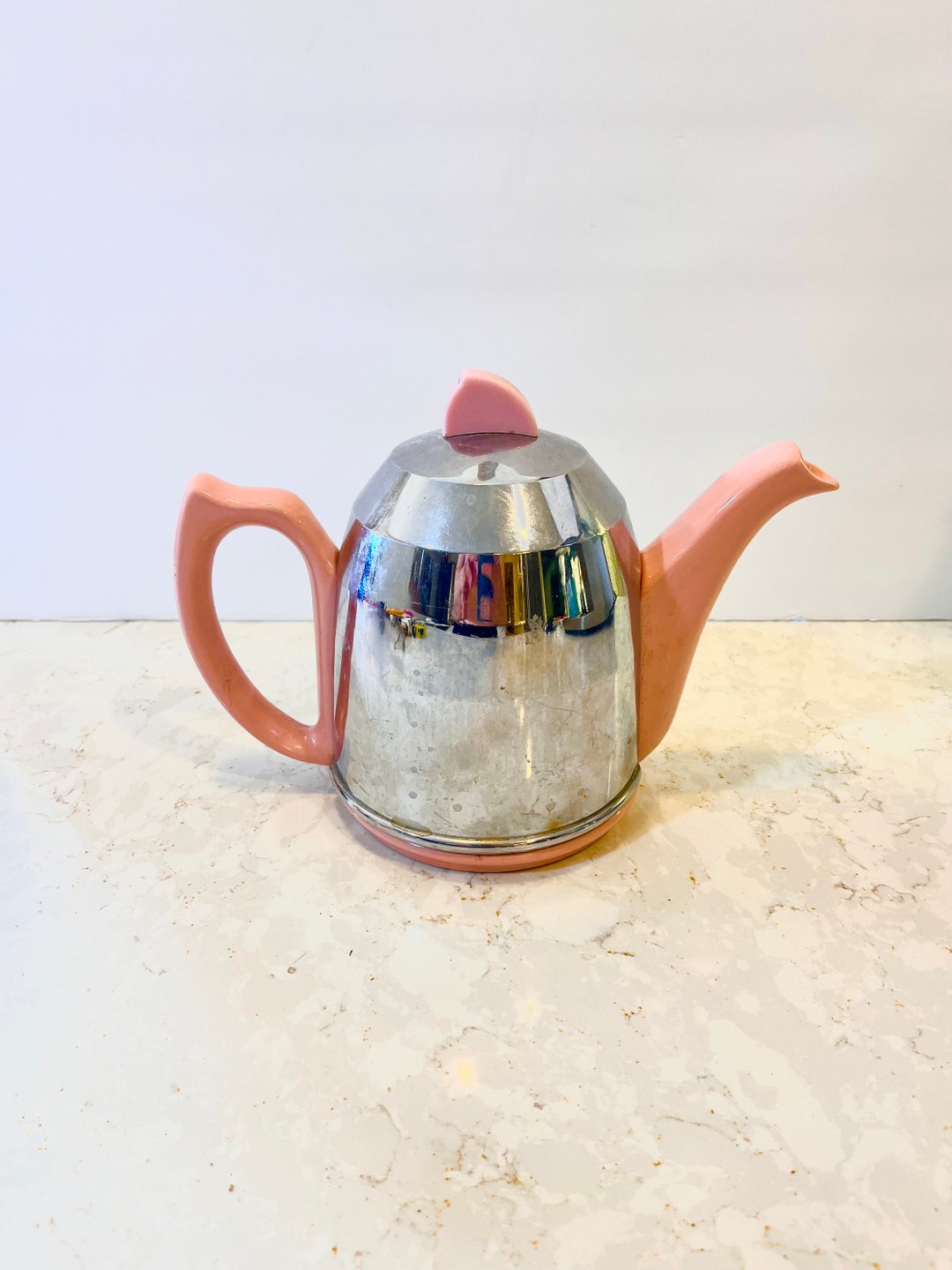 Pink Art Deco 1930's Everhot Teapot Deco England - Etsy