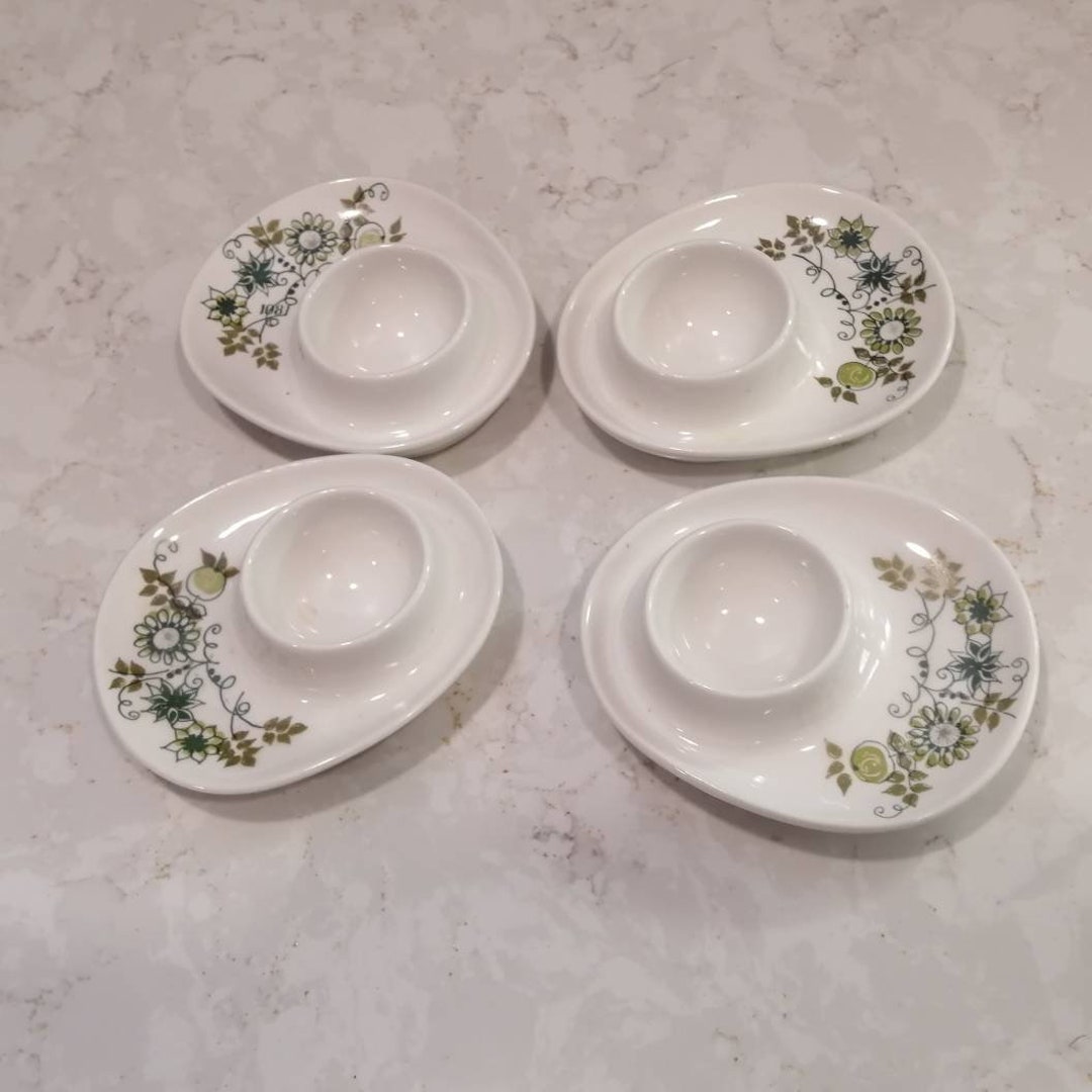 Vintage Figgjo Flint Market Egg Cup Set Norway - Etsy