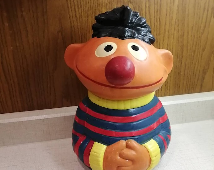 Vintage Sesame Street Ernie Cookie Jar 1970s - Etsy