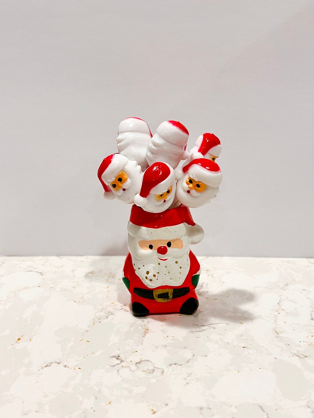 Vintage Santa Pick Holder With Picks Kitschmas Kitsch - Etsy
