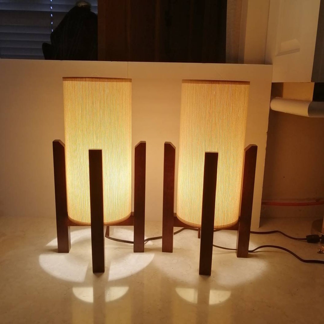 Mid Century Modern Modeline Style Rocket Table Lamps - Etsy