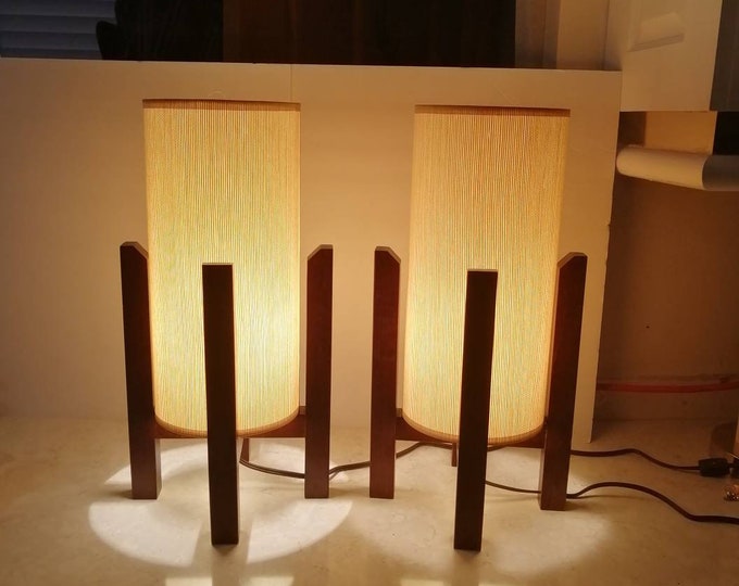 Mid Century Modern Modeline Style Rocket Table Lamps - Etsy