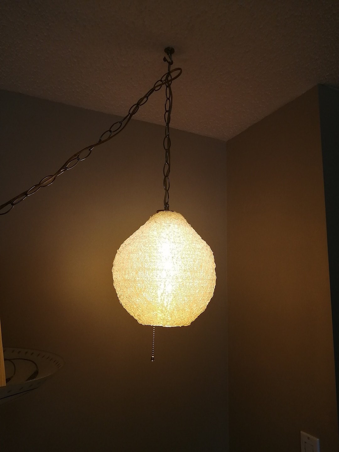 Lucite Spaghetti Swag Lamp Mid Century Modern - Etsy