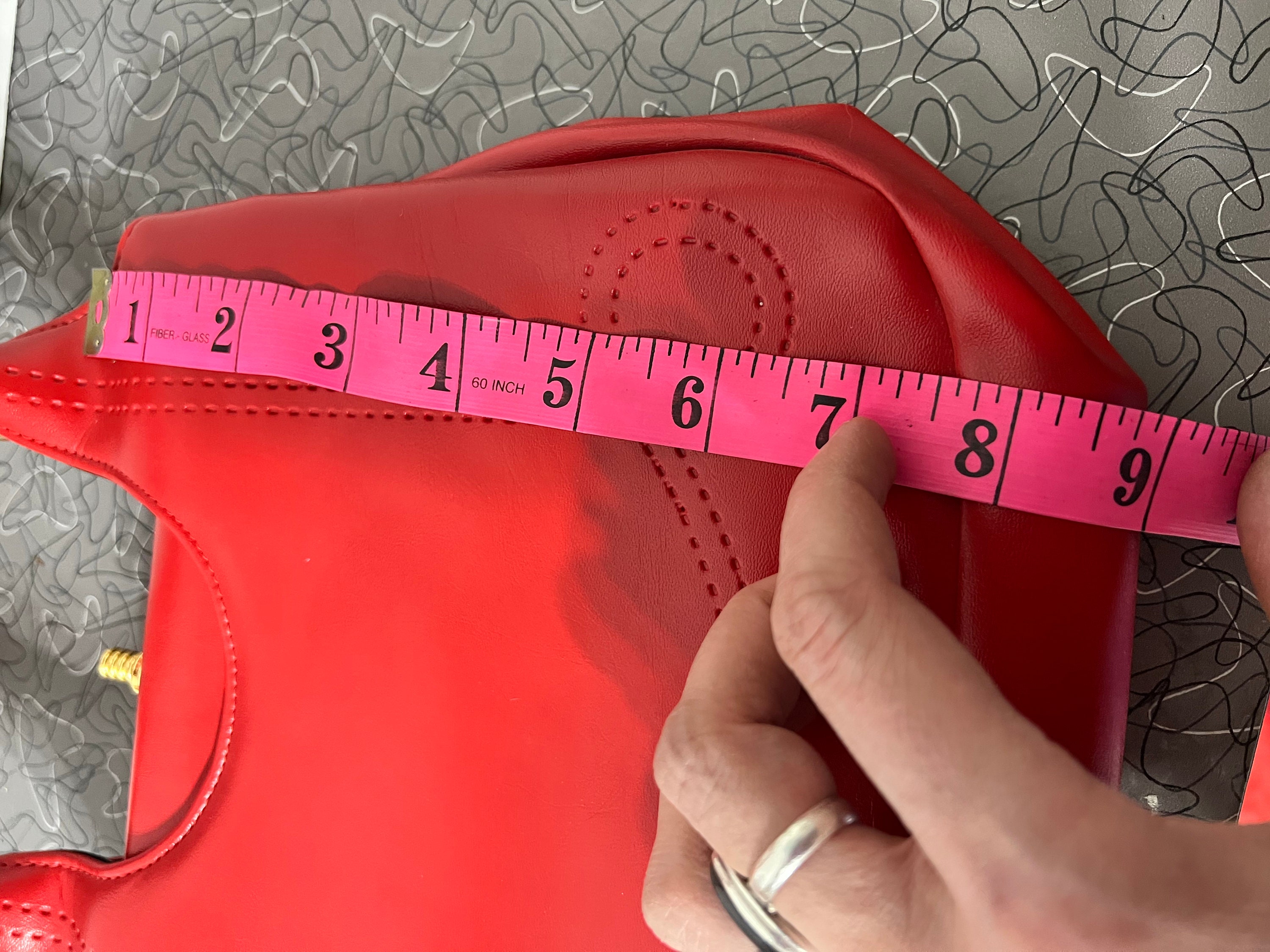 Vintage Pin up Handbag Large Red Mod Pin up Handbag - Etsy