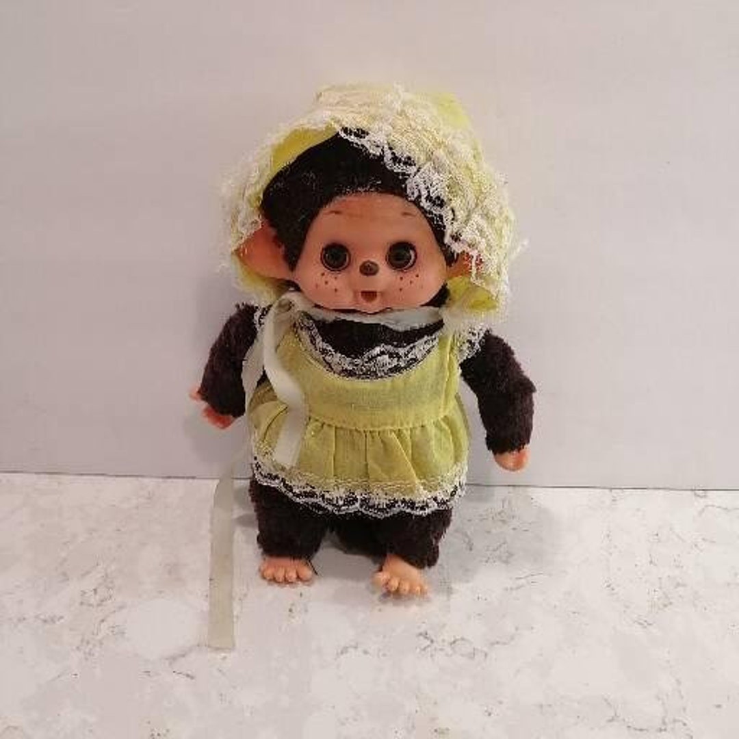 Monchichi Girl Sleepy Eyes and Night Clothes Vintage Monchichi - Etsy