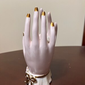 Vintage Rubens Hands Vase Hand Vase Soft Pink Elegant - Etsy