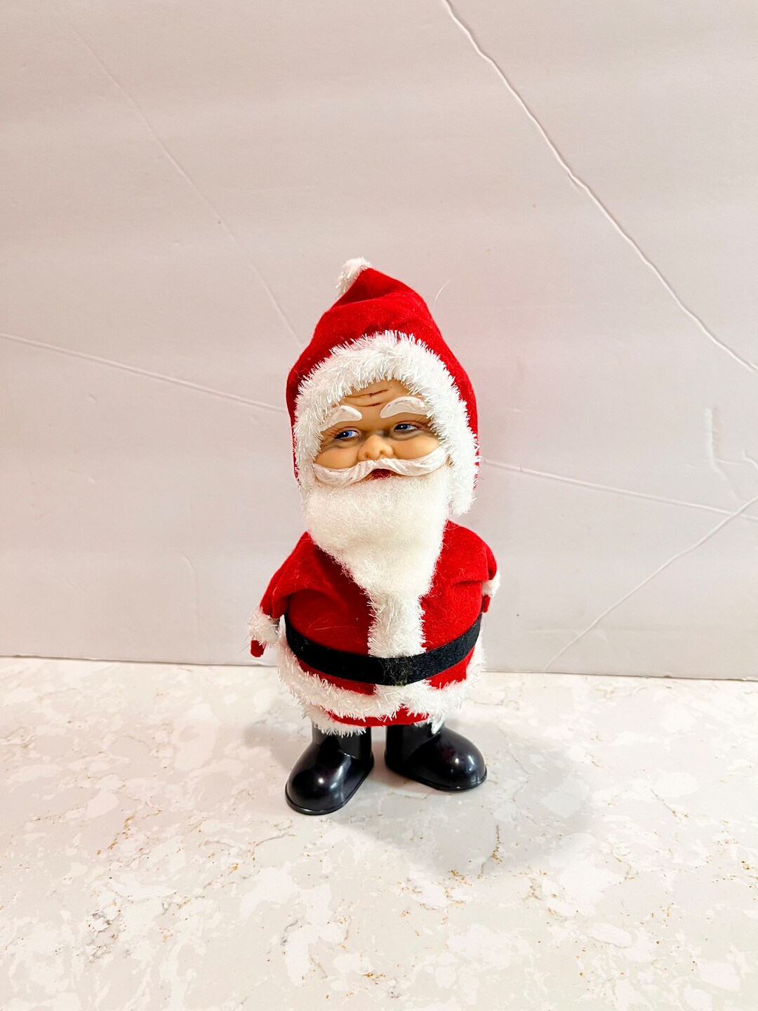 Vintage Rubber Face Santa 1950s - Etsy