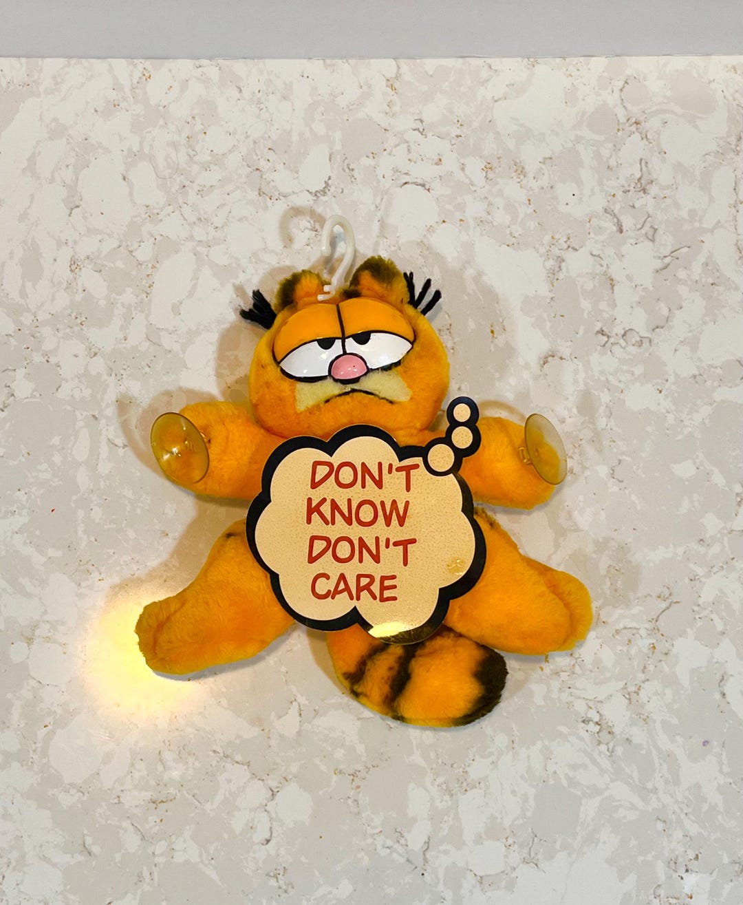 Vintage Garfield Plush Window Clinger With Suction Cups - Etsy