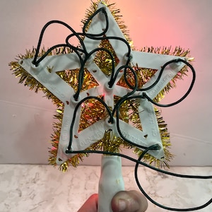 Vintage 1980s Rainbow Tree Topper - Etsy