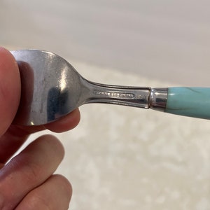 Vintage Pastel Cutlery Set Flatware Set 1950s - Etsy