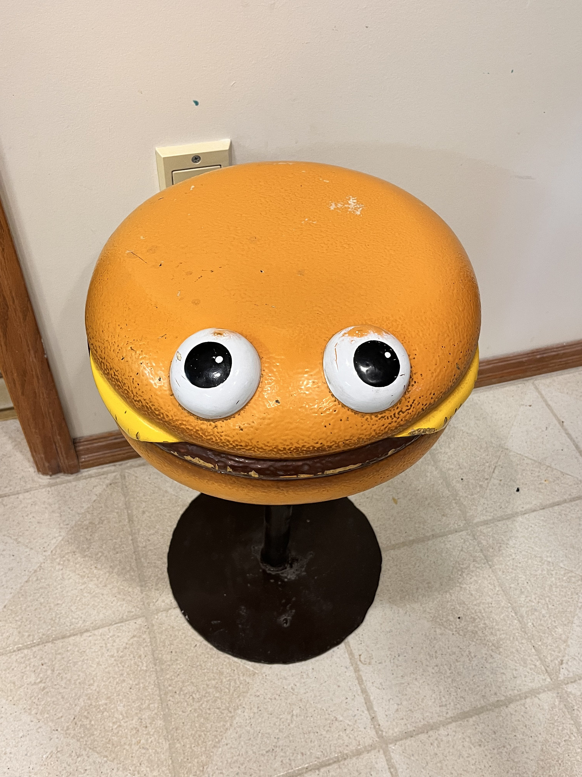 Vintage Authentic Mcdonalds Playland Cheeseburger Stool - Etsy