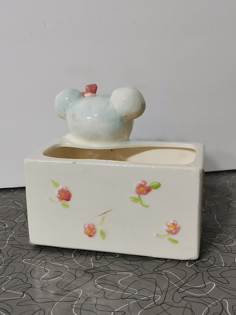 Kitsch Bear Baby Planter Kitsch Kitschy Cute Kawaii - Etsy