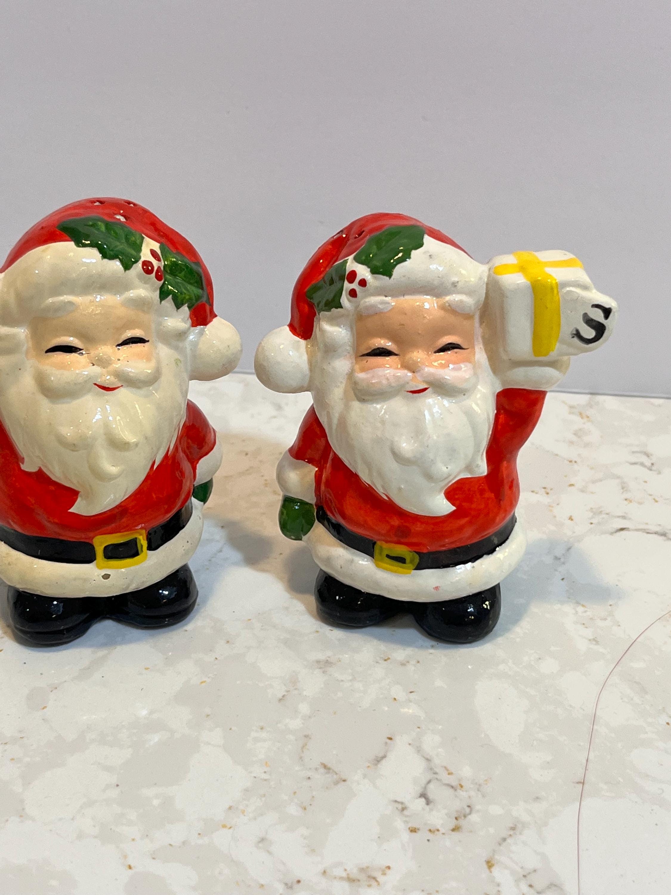 Vintage Santa Shaker Set - Etsy