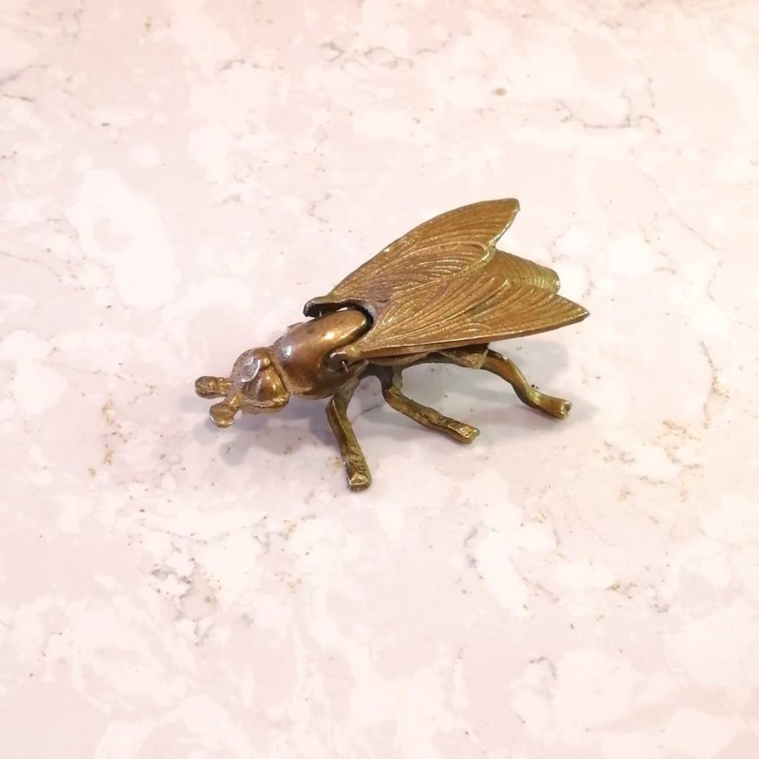 Vintage Brass Fly Ashtray - Etsy