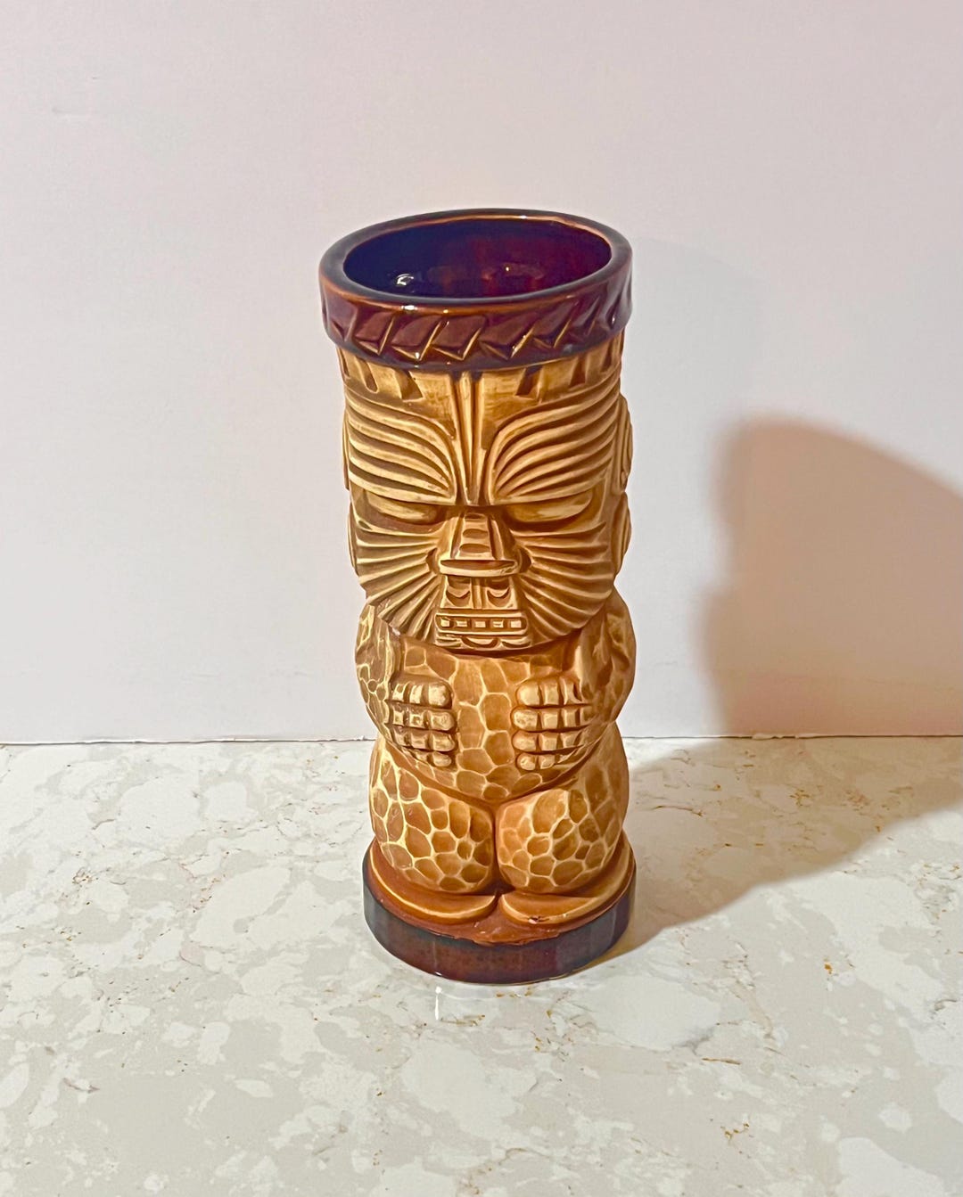 Vintage Tiki Moai Cup Hawaii - Etsy
