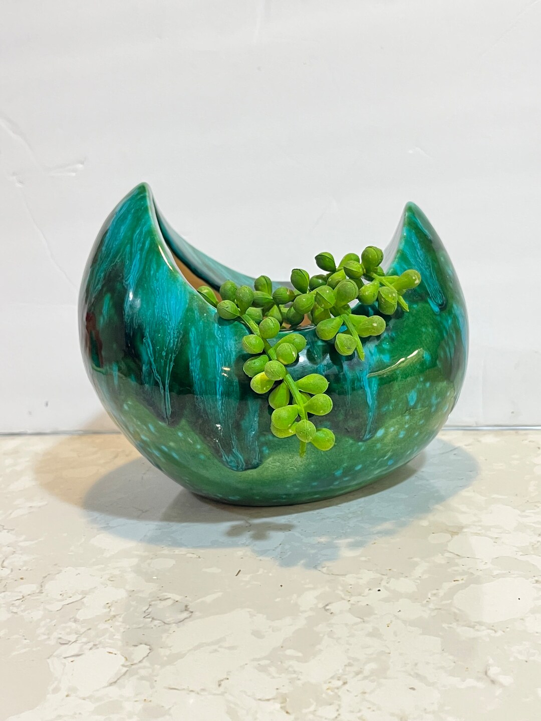 Vintage Ceramic Pod Planter Mid Century Modern 1960s - Etsy