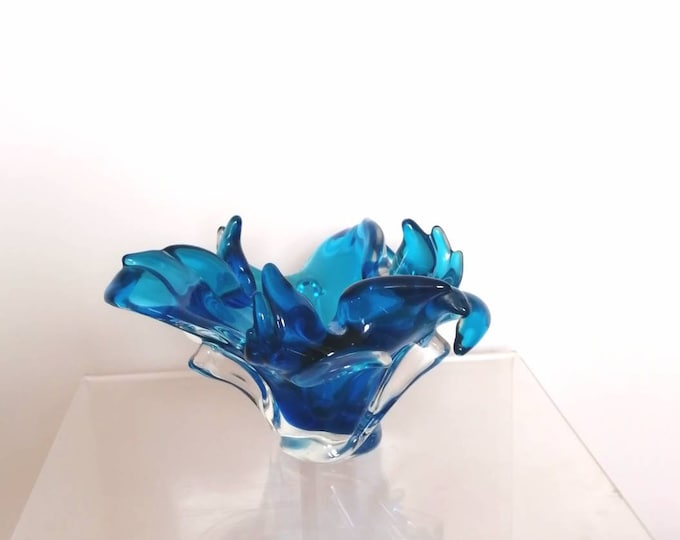 Chalet Glass Lorraine Bowl EDAG Unsigned Art Piece. RARE - Etsy